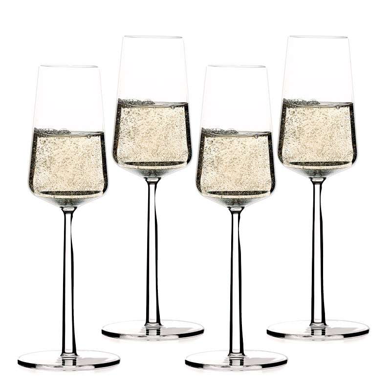 Essence Champagne glass 21 cl - 4 pcs Iittala by Alfredo Häberli - The ...