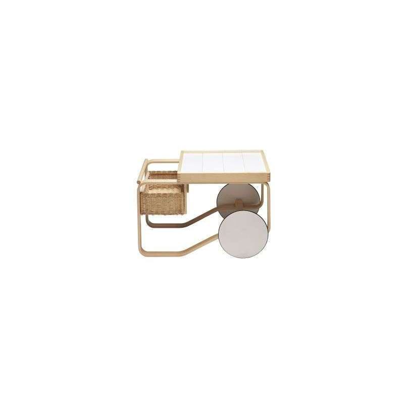 900 Tea Trolley White Artek by Alvar Aalto, 1937 - The biggest stock in ...