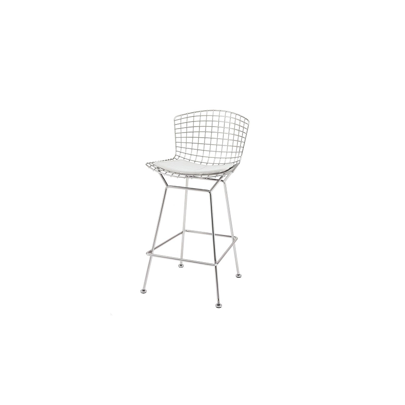 Bertoia Bar Stool unupholstered Knoll by Harry Bertoia, 1952 - The ...
