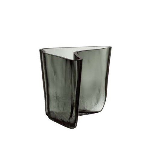 Alvar Aalto Collection vase 175 x 140 mm dark grey Iittala by Alvar ...