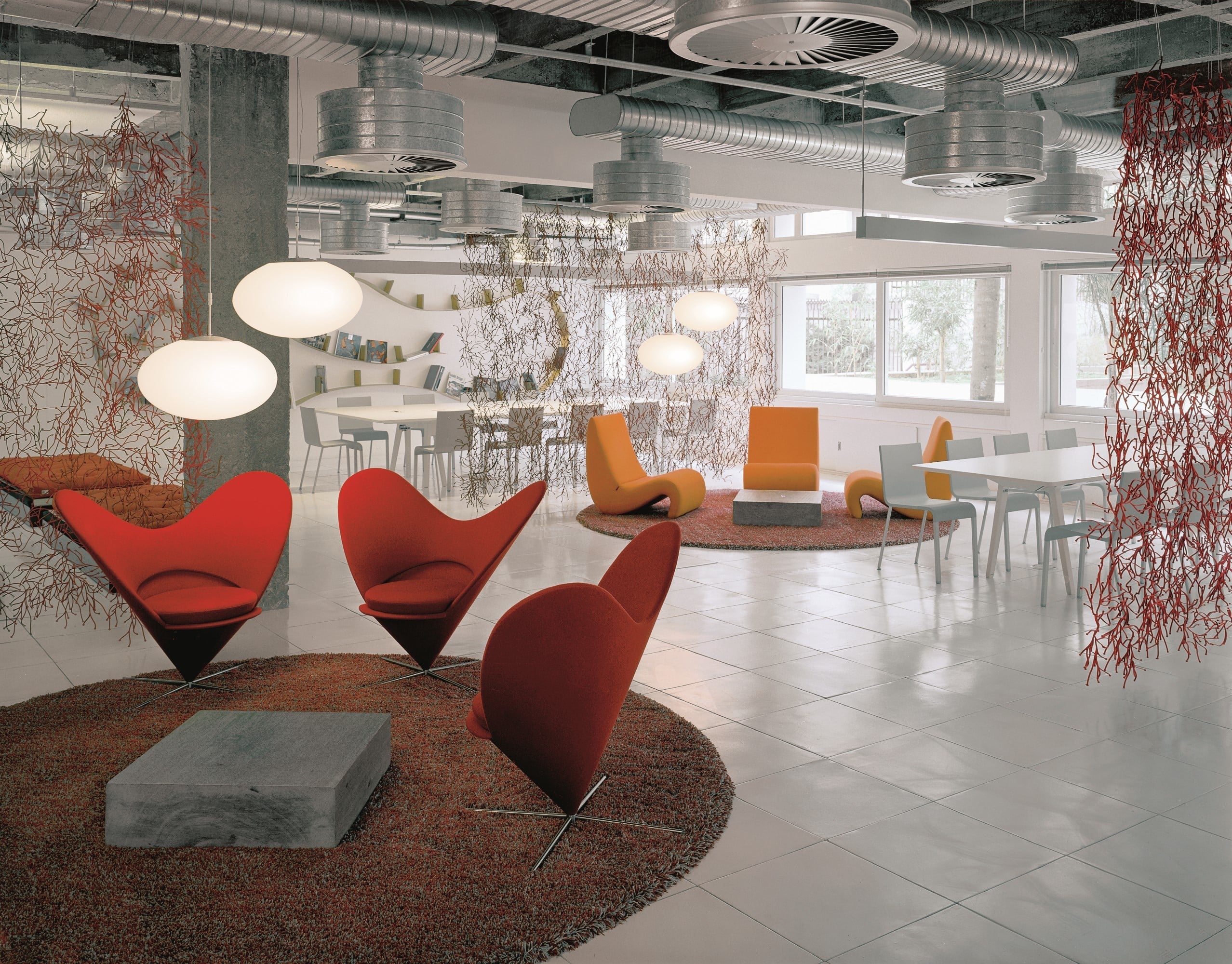 Heart Cone Chair - Tonus - red Vitra by Verner Panton, 1970 - The ...