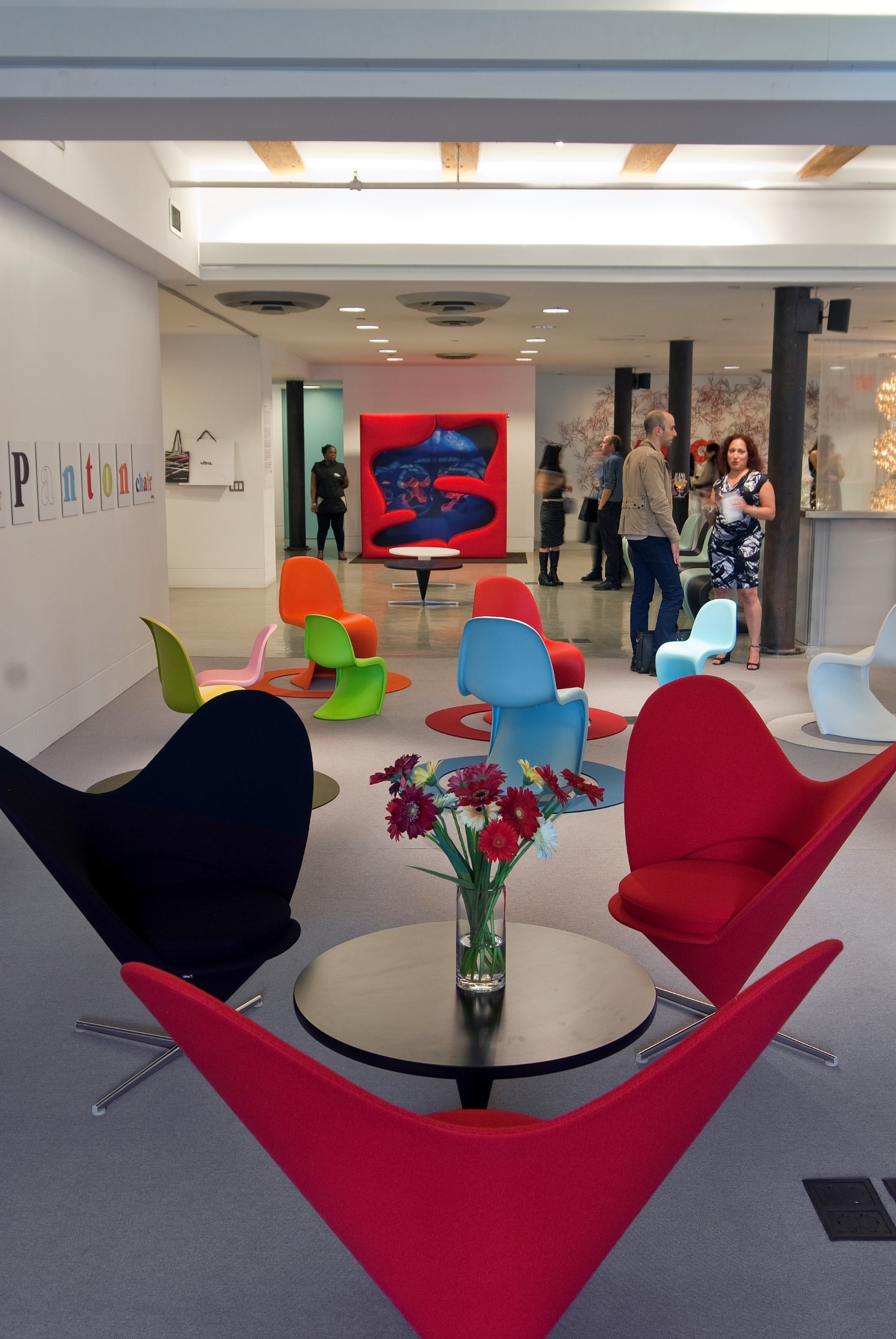 Heart Cone Chair - Tonus - red Vitra by Verner Panton, 1970 - The ...