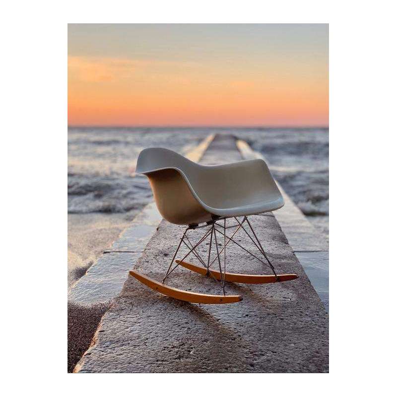 Eames Fiberglass Armchair RAR - Eames parchment Vitra by Charles & Ray ...
