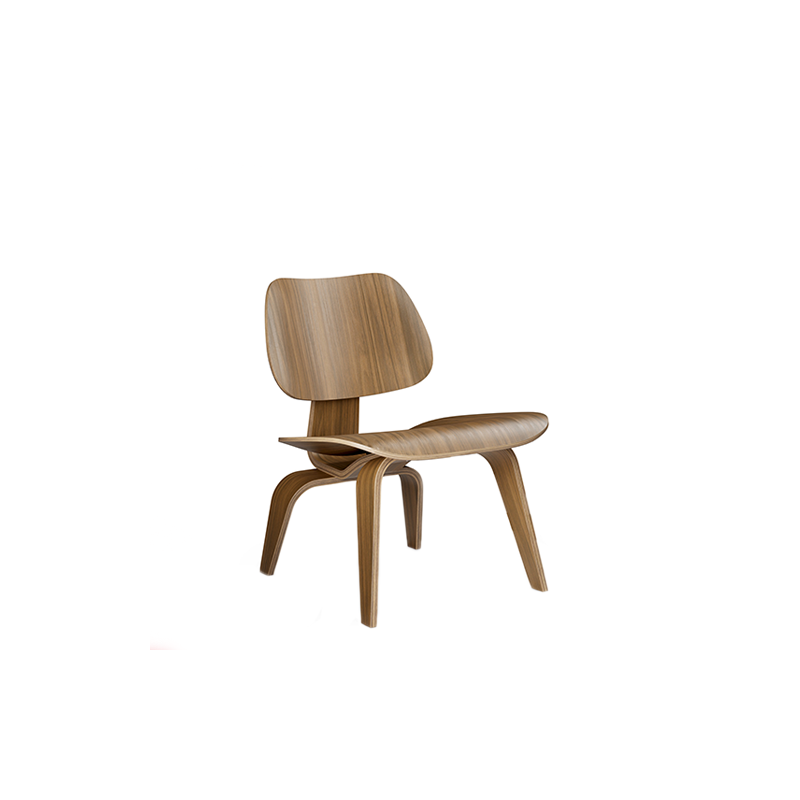 Plywood Group LCW Chair - black pigmented walnut Vitra by Charles & Ray ...