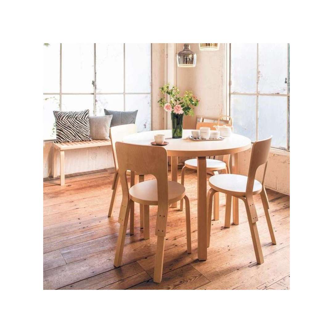 90B Table, White laminate Artek by Alvar Aalto, 1935 - The biggest stock in Europe of Design ...