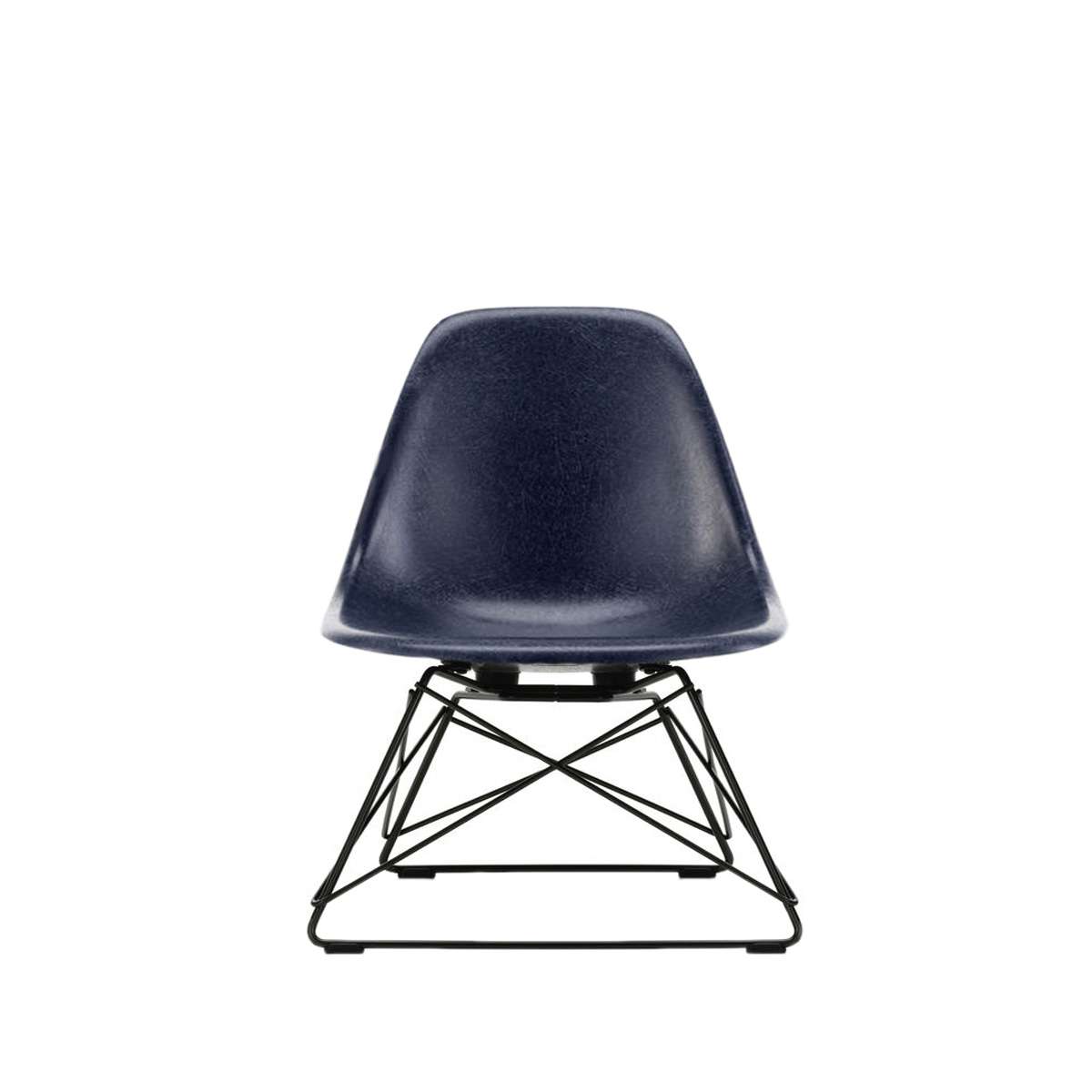 Eames Fiberglass Chair: LSR - Navy Blue seat Vitra by Charles & Ray ...