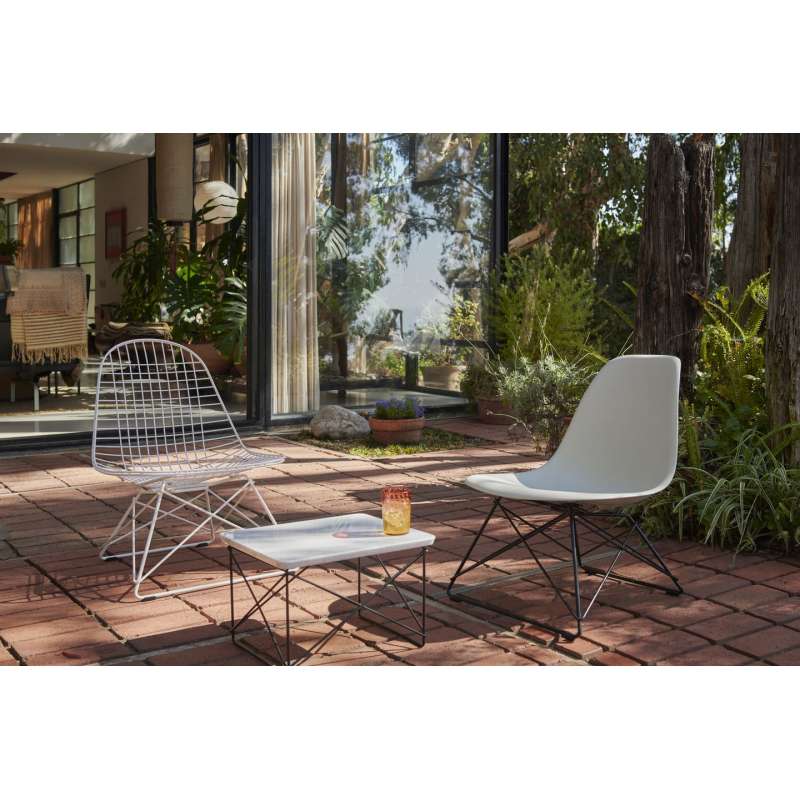 Eames Fiberglass Chair: LSR - Navy Blue seat Vitra by Charles & Ray ...