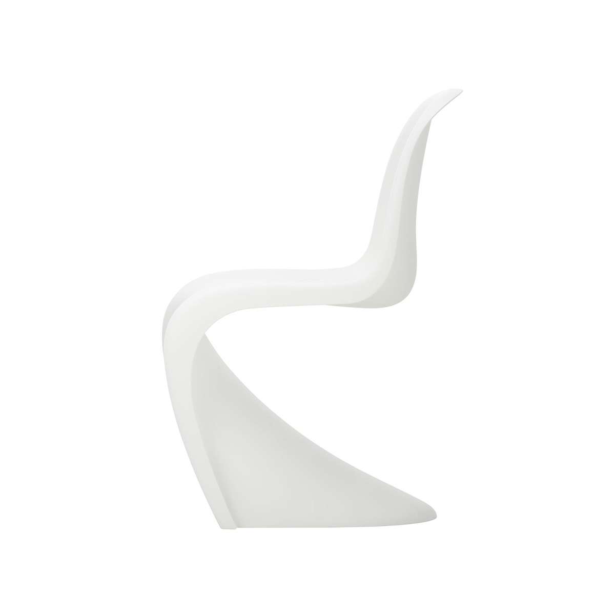 Panton Chaise (nouvelle hauteur) - Blanc Vitra by Verner Panton, 1960 ...