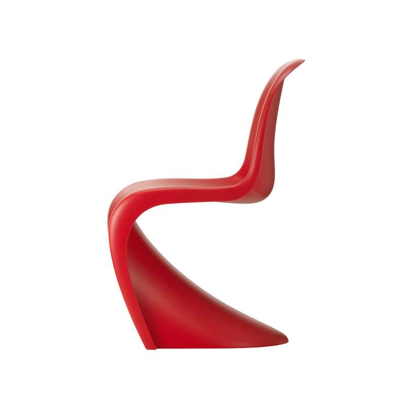Panton Chaise (nouvelle hauteur) - Rouge Classique Vitra by Verner ...