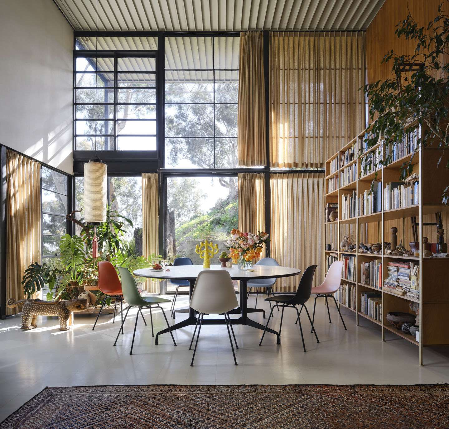 Eames Plastic Chair DSX without upholstery - Citron RE - Chrome Base ...